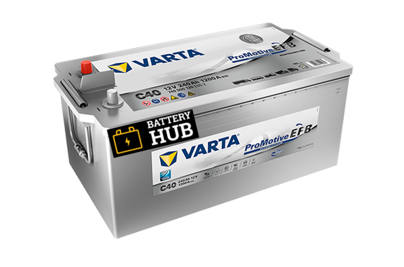 VARTA C40 PROMOTIVE EFB N200L HEAVY DUTY 12 MONTH WARRANTY BATTERY. – The Battery hub