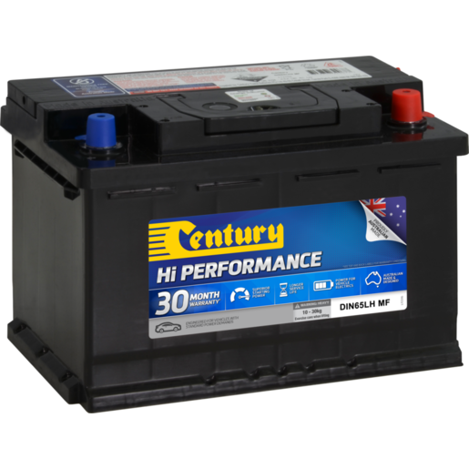 Century Hi Performance Car Battery DIN65LH MF - 30 Months Warranty ...