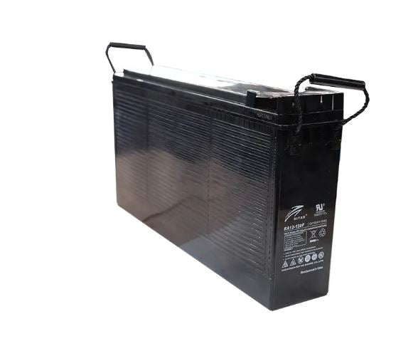 Slim line Battery RITAR FT SERIES FT12-150 AGM 150 AH Deep cycle Batte ...