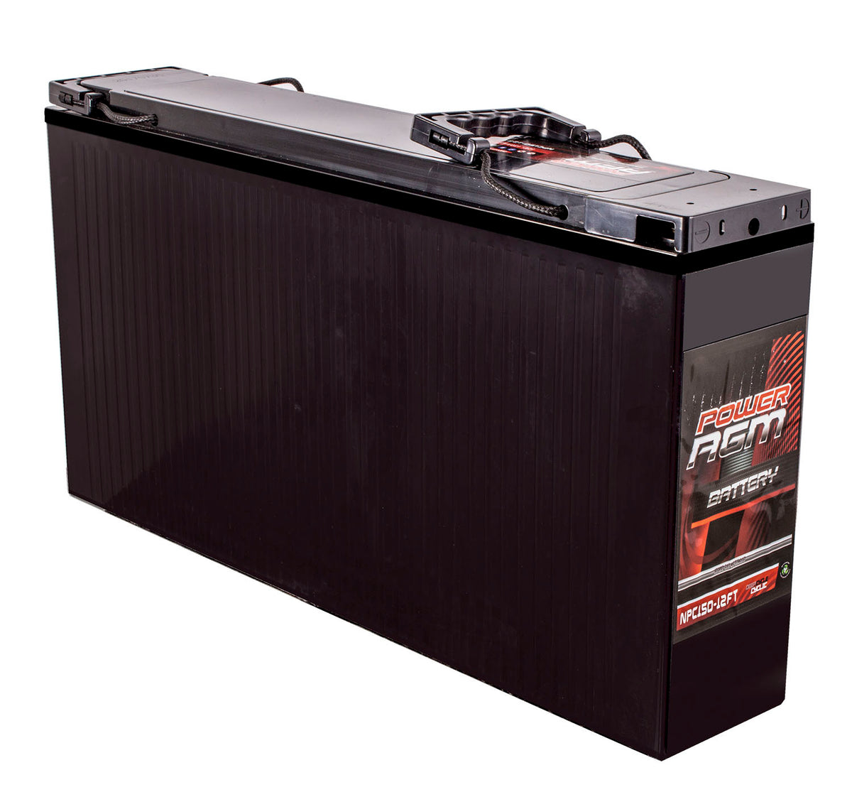 Power AGM Slim Size Front Terminal 12V 150AH Deep Cycle Battery NPC12V ...