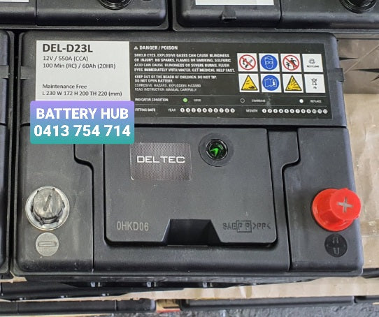 DELTEC D23L / SMF55D23L / 70D23L / MF75D23L / 55D23CMF HIGH CCA HEAVY ...