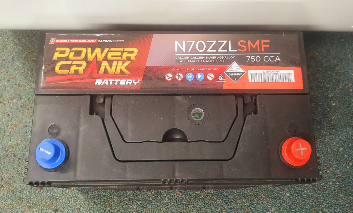 POWER CRANK N70ZZL SMF PUNCH TECHNOLOGY CARBON SERIES 12V 750CCA 2 YEA ...